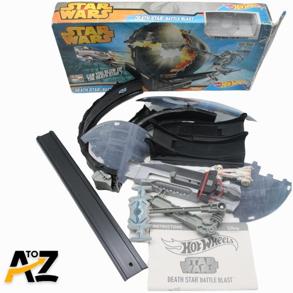 Hot Wheels | Toys | Hot Wheels Star Wars Death Star Battle Blast Track ...